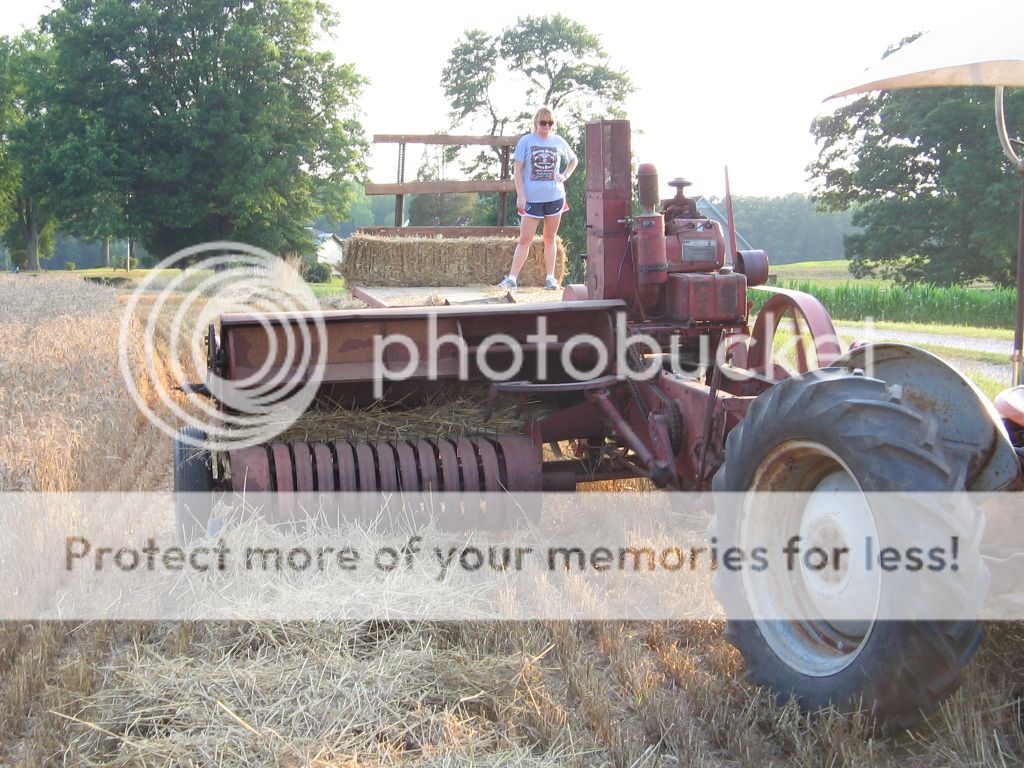 Bailing with the 8N & Dearborn Baler & Dearborn Wagon