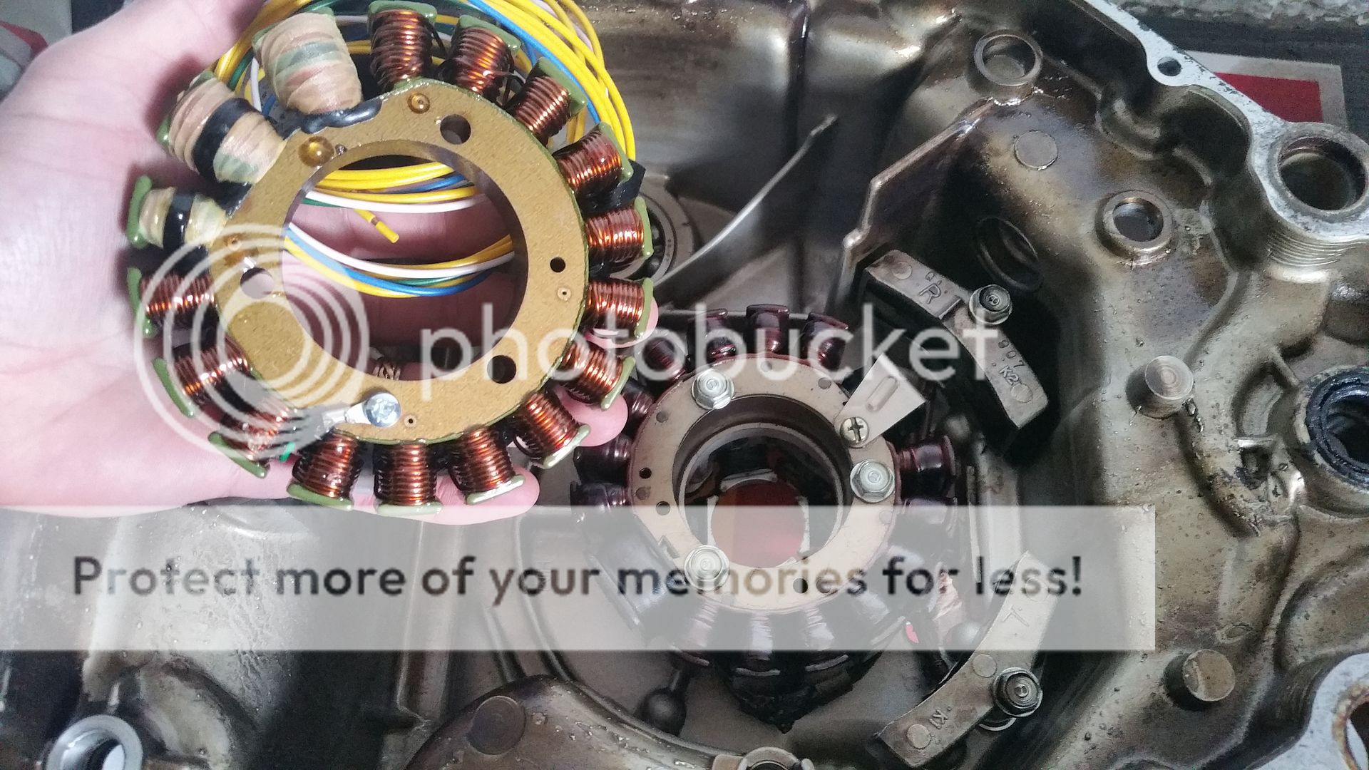 Fitting new stator, it looks very different from original part. Is it ...